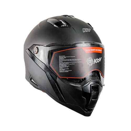 CASCO KOV JET SOLIDO NEGRO MATE L – Motomania