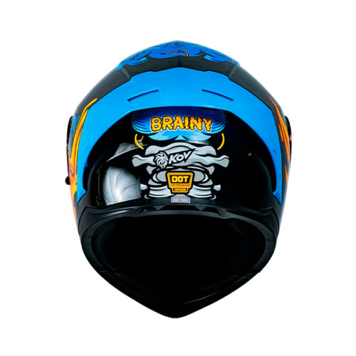 CASCO KOV RUSH BRAINY AZUL L – Motomania